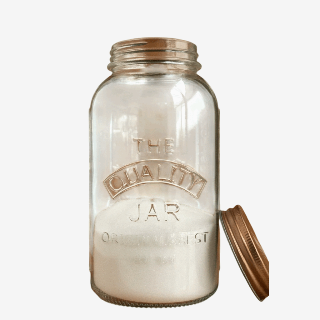 Surdejsglas med Låg – 1000 ml - BageBixen.dk